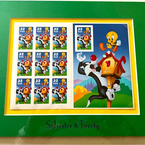 USPS | Art | Sylvester And Tweety Ready For Framing | Poshmark